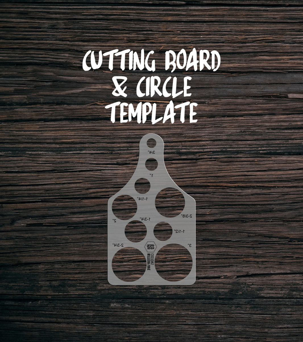 Cutting Board & Circle Template | Clear Acrylic Router Template – Kittery Ave Customs