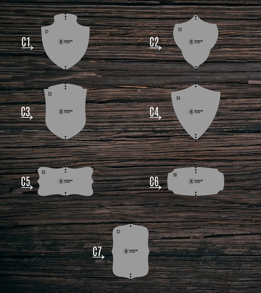 Clear Acrylic Badge | Plaque | Award | Mount Templates | GROUP C ...