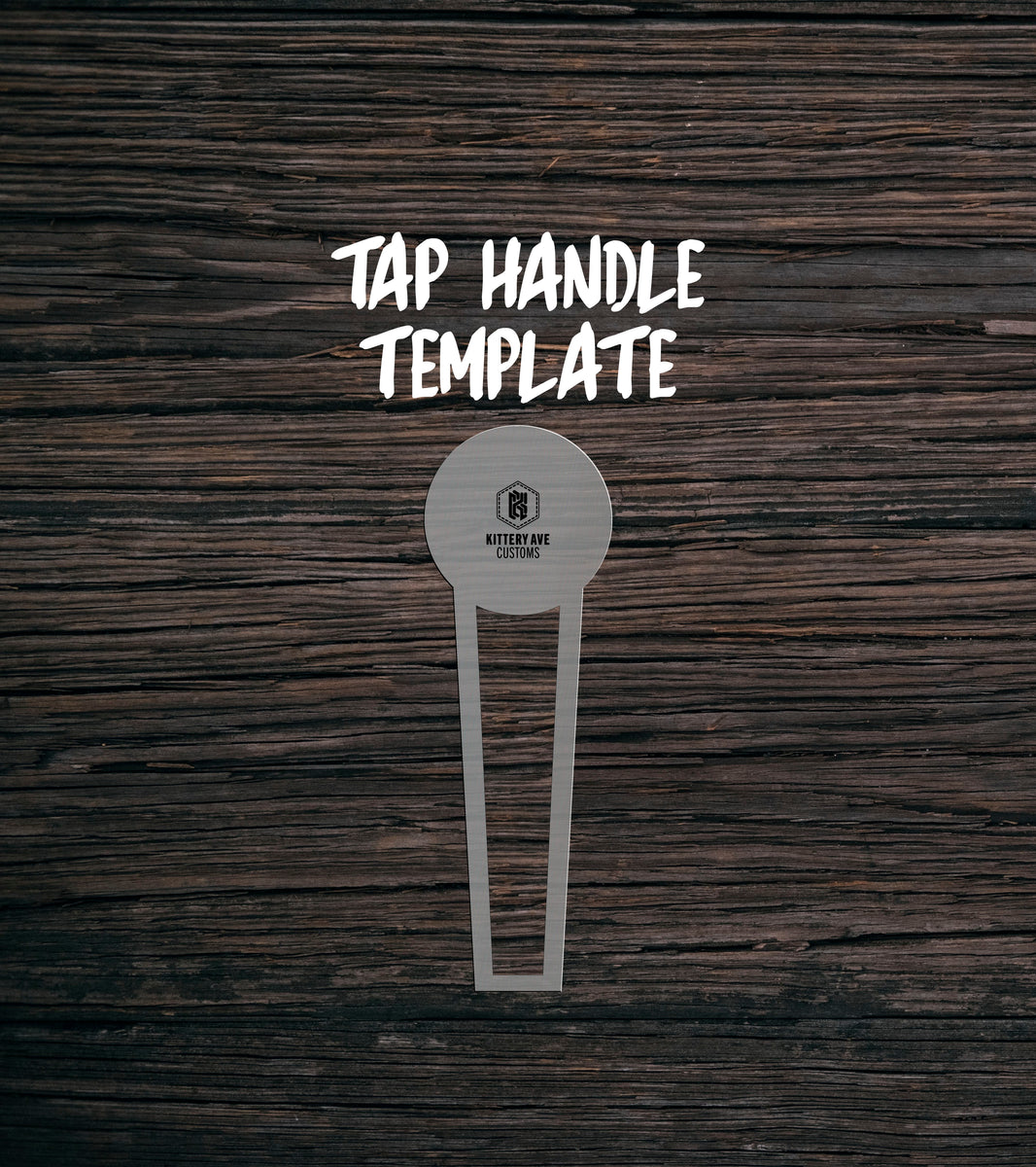 Beer Tap Handle Template | Clear Acrylic Router Template – Kittery Ave ...