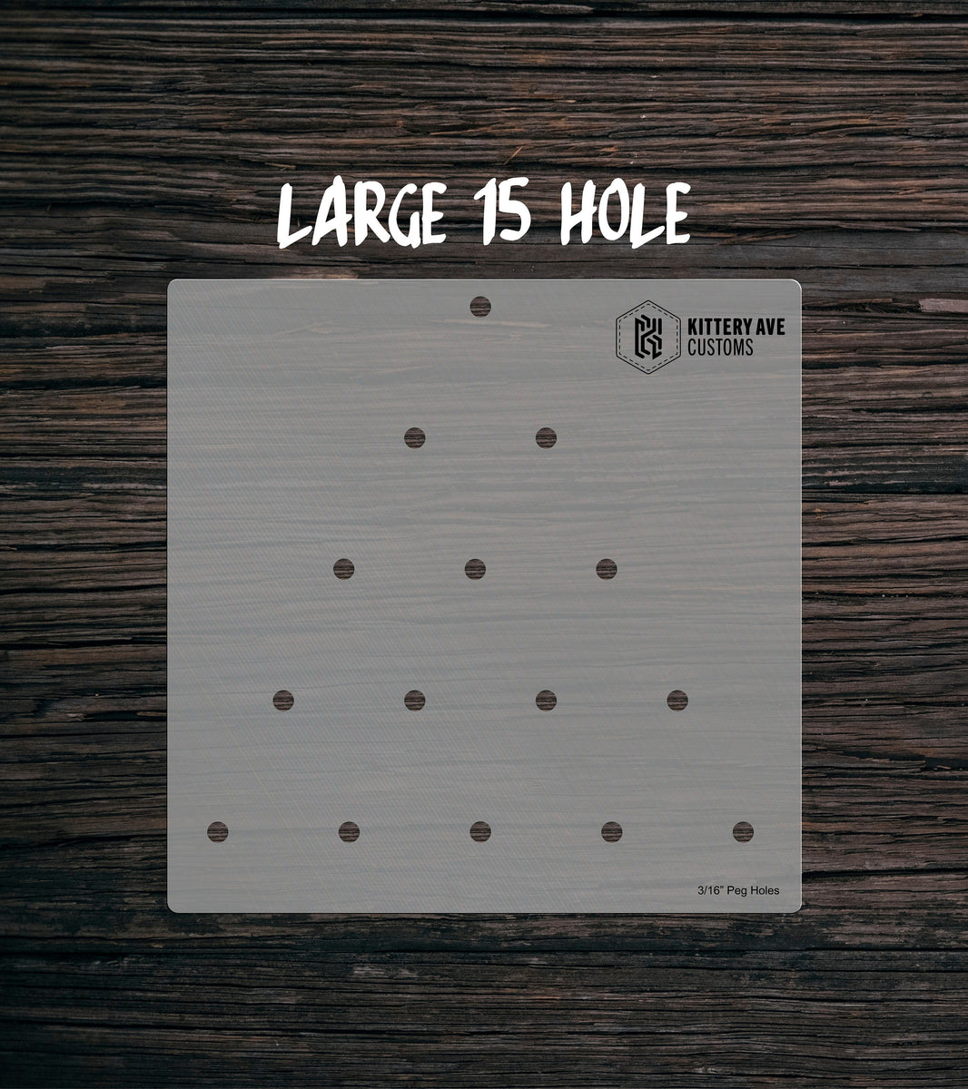 Peg Game Templates | Clear Acrylic Router Templates | Drill Press Temp ...